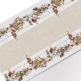Lenbutik Běhoun na stůl Vánoční výzdoba/ Christmas decoration Rozměry ubrusů: 142x50 cm
