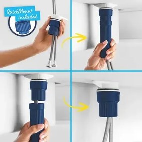 Grohe QuickFix Start - Dřezová baterie s výsuvnou sprškou matná černá