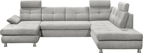 XXXLutz SEDACÍ SOUPRAVA, textil, barvy stříbra MID.YOU - Sedací soupravy - 002220029605