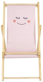 Home Deco Kids Dětské lehátko Smile růžové