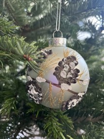 Bloomingville, Vánoční skleněné koule  Skanny Ornament | barevná