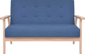 vidaXL 2dílná sedací souprava textilní čalounění [274912] Barva: světle šedá