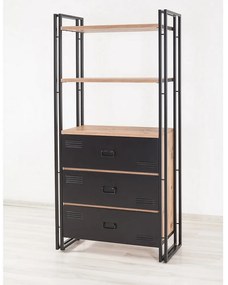 Designový regál Ilaria 180 cm borovice