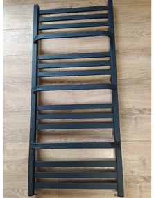 Regnis LOX DUO, topné těleso 530x1800mm, 765W, černá matná, LOXDUO1810/540/D50/BLACK