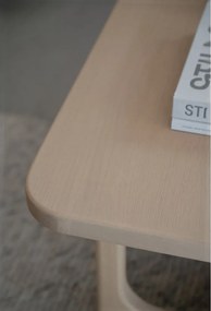 Konferenční stolek s deskou v dubovém dekoru ve světle přírodní barvě 70x160 cm Driscoll – Rowico