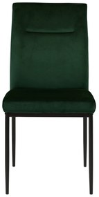 Čalouněná jídelní židle Tmavě zelená PROSPET