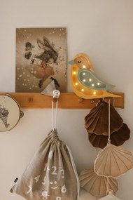 Little Lights Lampa Little Lights Bird Mini Khaki Light Mustard