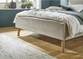 MEISE MÖBEL Čalouněná postel KRETA 140x200cm taupe 2162-10-3000