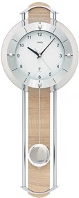 Kyvadlové nástěnné hodiny 5305 AMS řízené rádiovým signálem 60cm