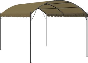 Altán 4 x 3 x 2,6 m taupe 180 g/m² 312217