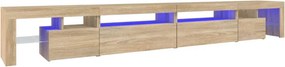 TV skříňka s LED osvětlením sonoma dub 290 x 36,5 x 40 cm 3152804