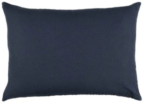 Ib Laursen Lněný povlak na polštář Indigo 50 × 70 cm, modrá barva