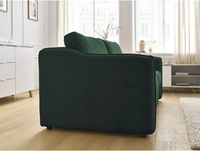 Zelená pohovka na každodenní spaní/rozkládací 178 cm Lenny – Bobochic Paris