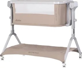CHIPOLINO Postýlka elektrická Electra Cashmere / 3v1 postýlka a ohrádk
