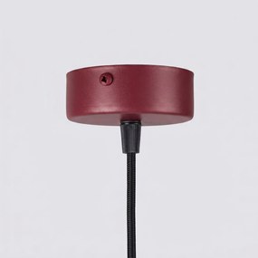 Sollux Lighting Závěsné svítidlo ARCHE 1 bordó