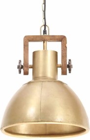 Industriální závěsné svítidlo 25 W mosazné kulaté 30 cm E27 320533