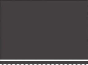 Náhradní plachta na markýzu antracitová 500 x 350 cm polyesterová 311952