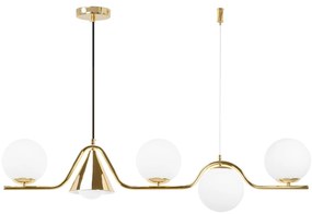 Toolight Moderní designové závěsné svítidlo Gold APP1662-5CP