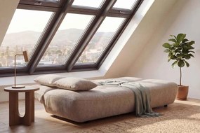 Designová rozkládací pohovka Litonya 200 cm šedo-hnědá