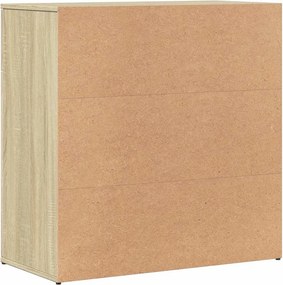 Příborníky 2 ks dub sonoma 79 x 38 x 80 cm kompozitní dřevo 3276618