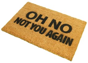 Rohožka z přírodního kokosového vlákna Artsy Doormats Not You Again, 40 x 60 cm