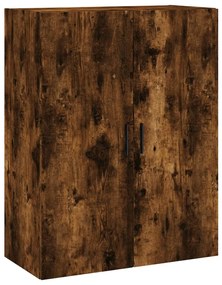 Skříň highboard kouřový dub 69,5 x 34 x 180 cm kompozitní dřevo - Default Title