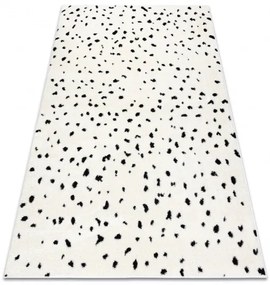 Dywany Łuszczów, Kusový koberec Mode 8508 cream/black, 80x150, bílá, chodba / předsíň