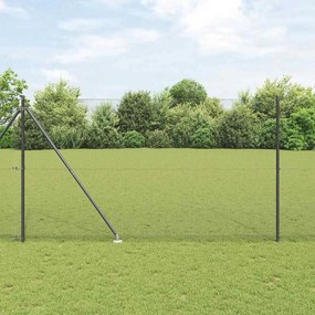 Svařované drátěné ploty s hroty 25 x 1,5 m Ocel potažená PVC 3352211