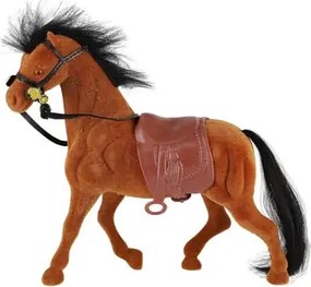 TEDDIES Kůň se sedlem a ohlávkou / Figurka / Plast, fliška / 22 cm / 3