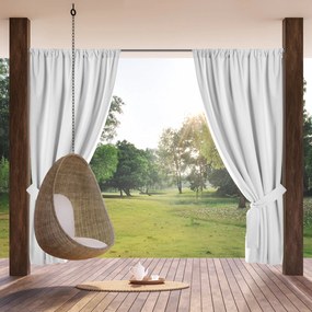ZAHRADNÍ VODĚODOLNÝ ZÁVĚS NA PÁSCE GARDEN 155X200 CM BÍLÁ
