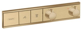 Hansgrohe RainSelect, baterie pod omítku na 2 spotřebiče, kartáčovaný bronz 15380140