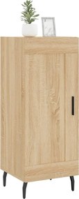 vidaXL Příborník 34,5 x 34 x 90 cm kompozitní dřevo [830463] Barva: bílá s vysokým leskem