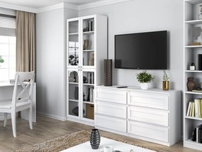 TPS Vitrína Pafos 4D 80 cm,  bílá