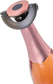 AdHoc GUSTO černo-růžová / Zátka na šampaňské / Plast/silikon / 8,2 x