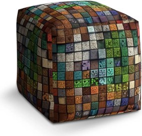 Sablio Taburet Cube Blocks Abstract - 60x60x60 cm