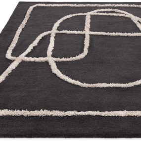 Tribeca Design Kusový koberec Sour Charcoal Rozměry: 120x170 cm