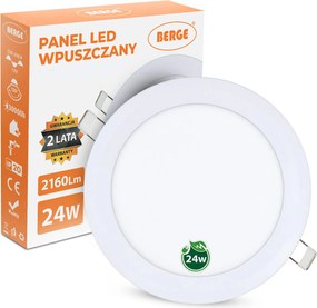 MILIO Podhledové svítidlo MD0010 DOWNLIGHT LED P/T VIGO-R - 24 W - teplá bílá