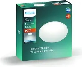 Philips Shan bílá / Přisazené svítidlo / LED / senzor pohybu / 12W / 1
