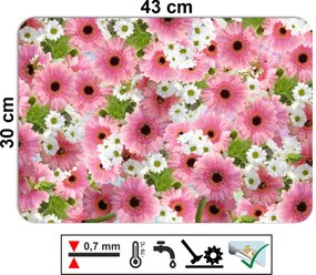 PokojovaDekorace.cz, Prostírání - 277 Kytky, Barevné květy, 43x30cm