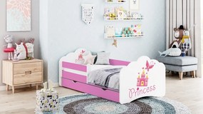 Dětská postel Tobík - zámek (Vybírat můžete z mnoha motivů a barev.)