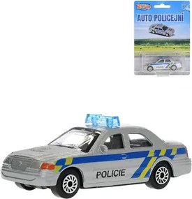 2-PLAY TRAFFIC Policejní auto / Na volný chod / Kov, plast / 8 cm