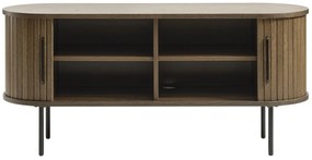 Designový TV stolek Vasiliy 120 cm kouřový dub