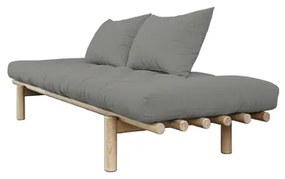 sofa PACE by Karup - 75*200 cm natural (přírodní) + futon grey 746