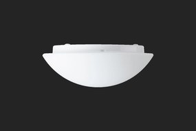 OS AUR70371 AURA 8 IP stropní/nástěnné skleněné svítidlo bílá IP65 3000 K 15W LED nouzové kombinované 3 h (původní kód OS 70371) - OSMONT