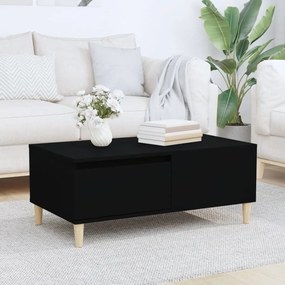 vidaXL Konferenční stolek 90x50x36,5 cm kompozitní dřevo [821115] Barva: Černá
