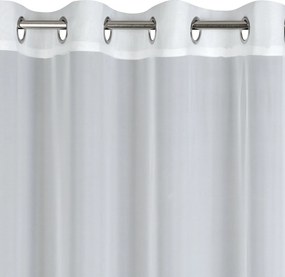 ZÁCLONA NA KROUŽCÍCH VENUS 300X145 CM BÍLÁ
