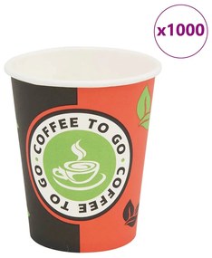 Jednorázové kelímky na kávu 1000 ks 240 ml 30085