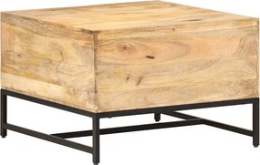 Konferenční stolek 67 x 67 x 45 cm masivní mangovníkové dřevo 320375