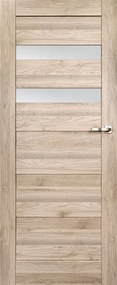 Interiérové dveře vasco doors MALAGA model 3 Průchozí rozměr: 60 x 197 cm, Orientace dveří: Levé dveře, Dekor: Dub Viking