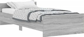 vidaXL Rám postele 90 x 200 cm kompozitní dřevo [835930] Barva: Černá